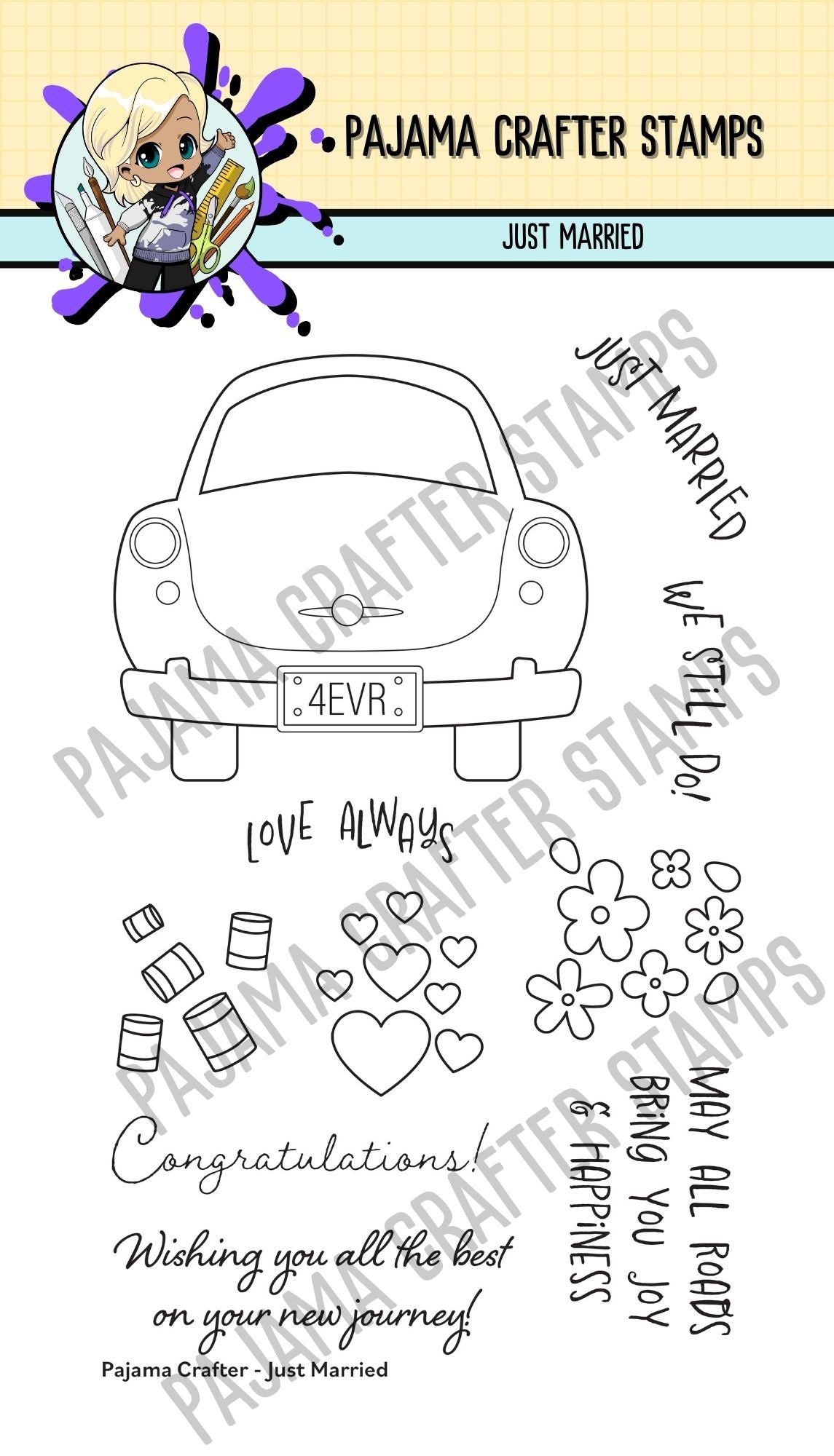 Love & Marriage – Pajama Crafter Stamps