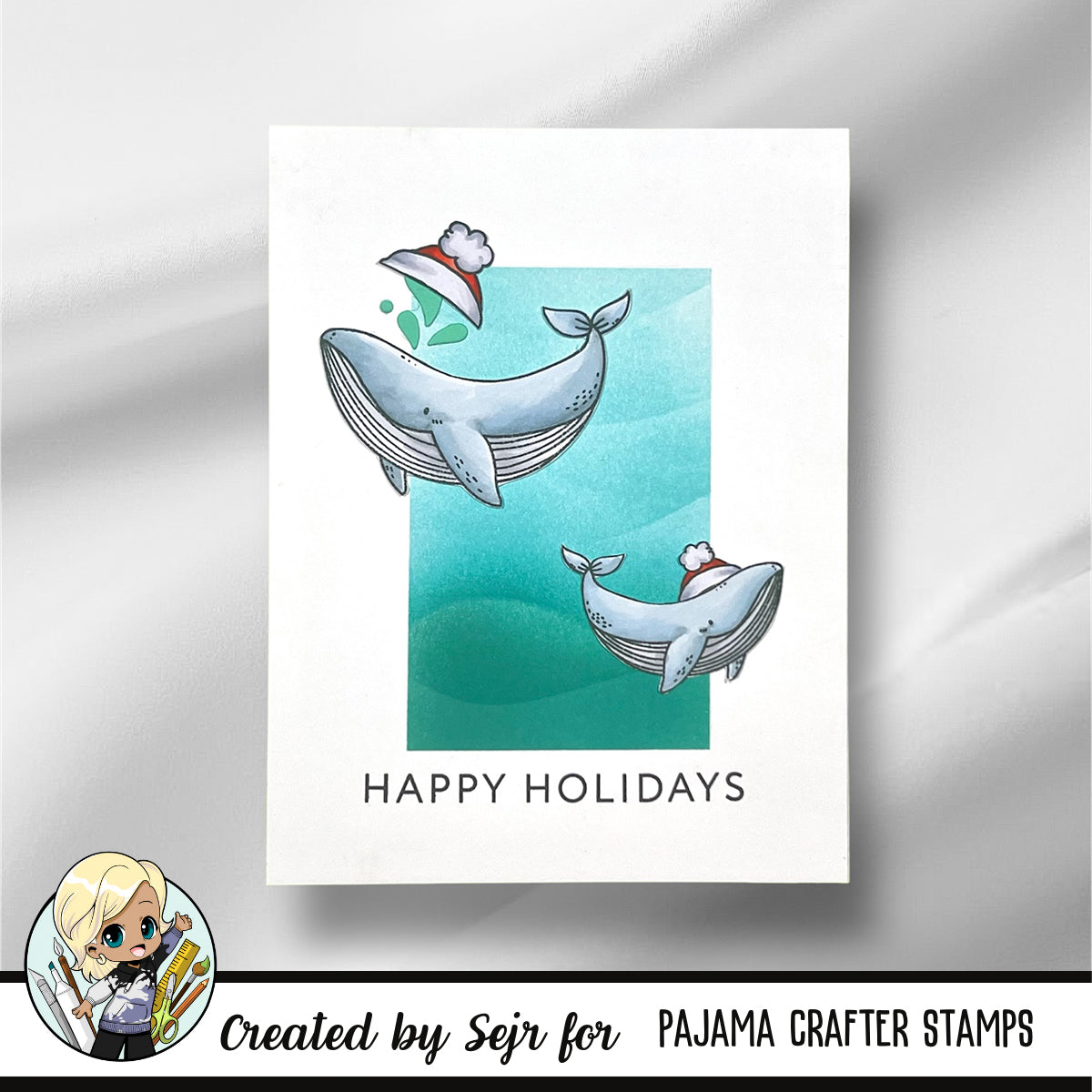 Whale Wishes Stamps – Pajama Crafter Stamps