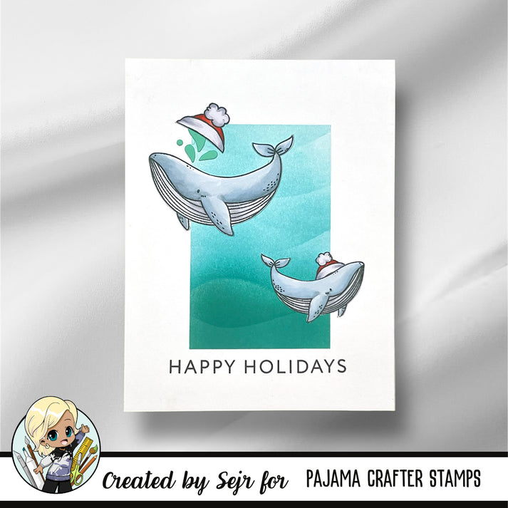 Whale Wishes Stamps – Pajama Crafter Stamps